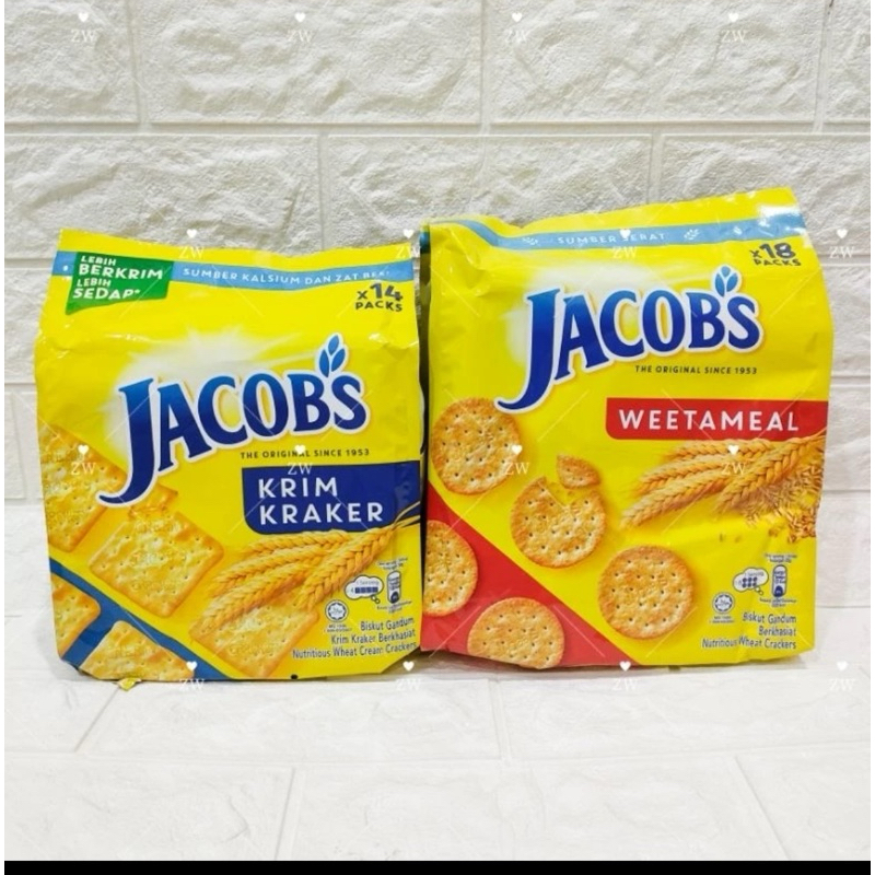 Jual Biskuit Jacobs Cream Cracker | Jacob Low Sodium Hi-Fibre 504g ...
