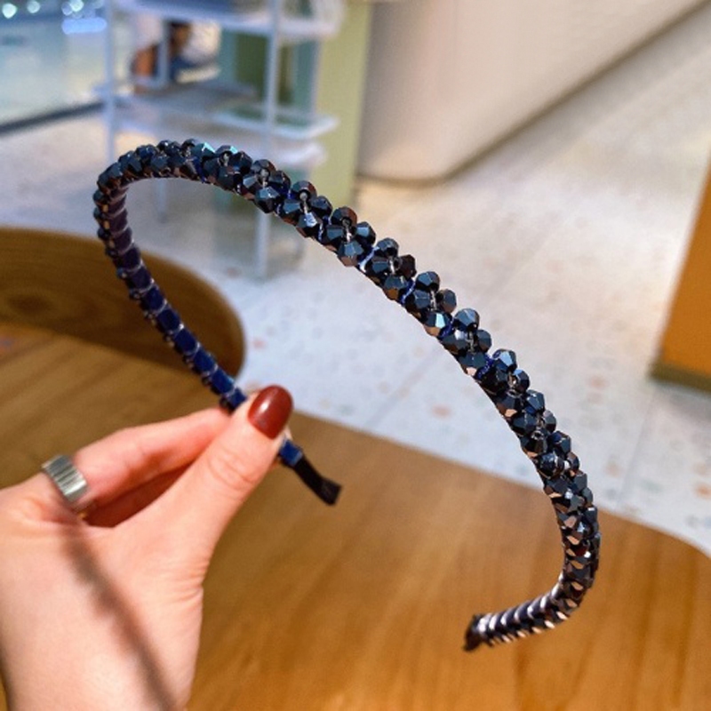 Jual Bando Wanita Krystal Mewah Elegan Bandana Manik-Manik Cewek ...