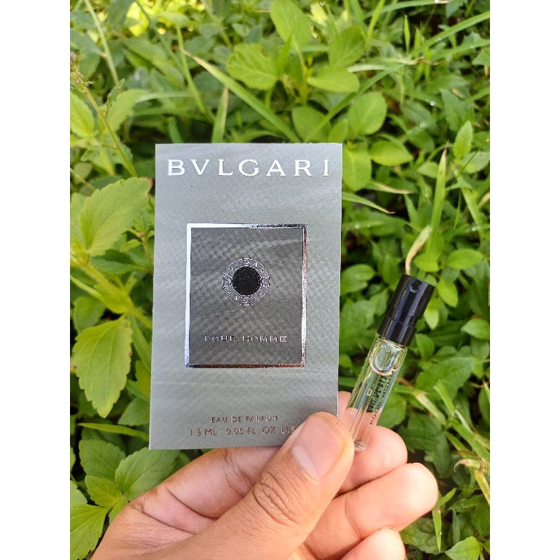 Jual vial parfum BVLGARI POUR HOMME EDP 1,5ml | Shopee Indonesia