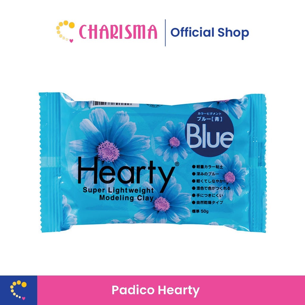 Jual Charisma Padico Hearty Modeling Clay 50 Gram Air Dry Clay Padico ...