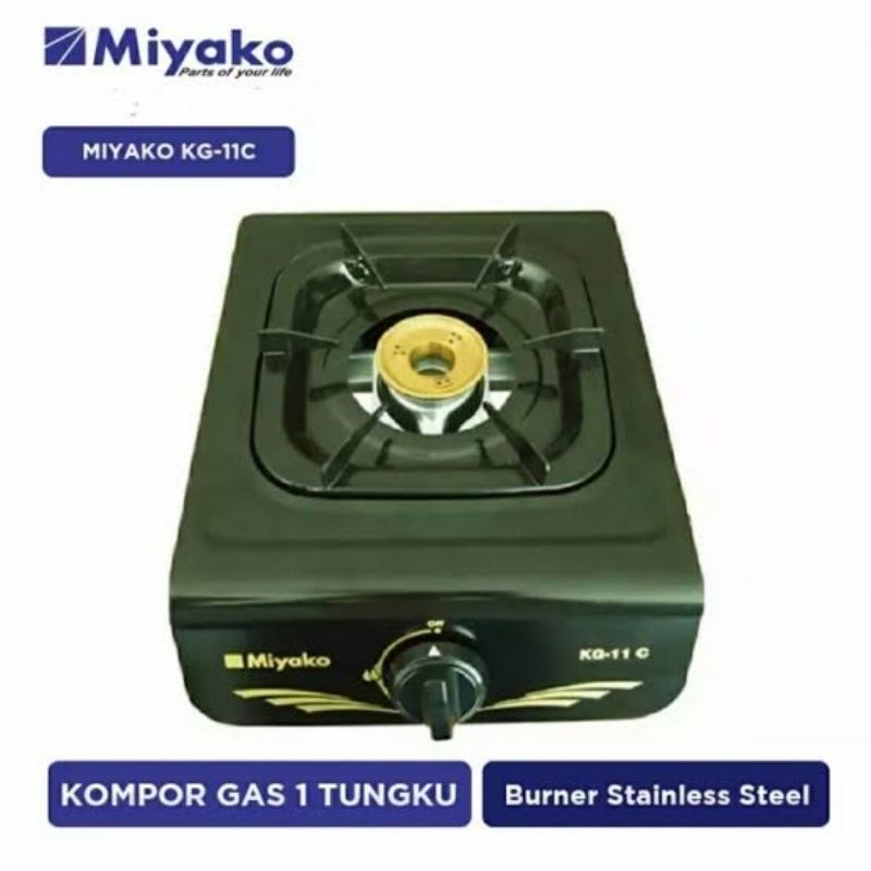Jual Kompor Miyako KG-11C/ Kompor 1 Tungku Miyako/ Garansi Resmi Miyako | Shopee Indonesia