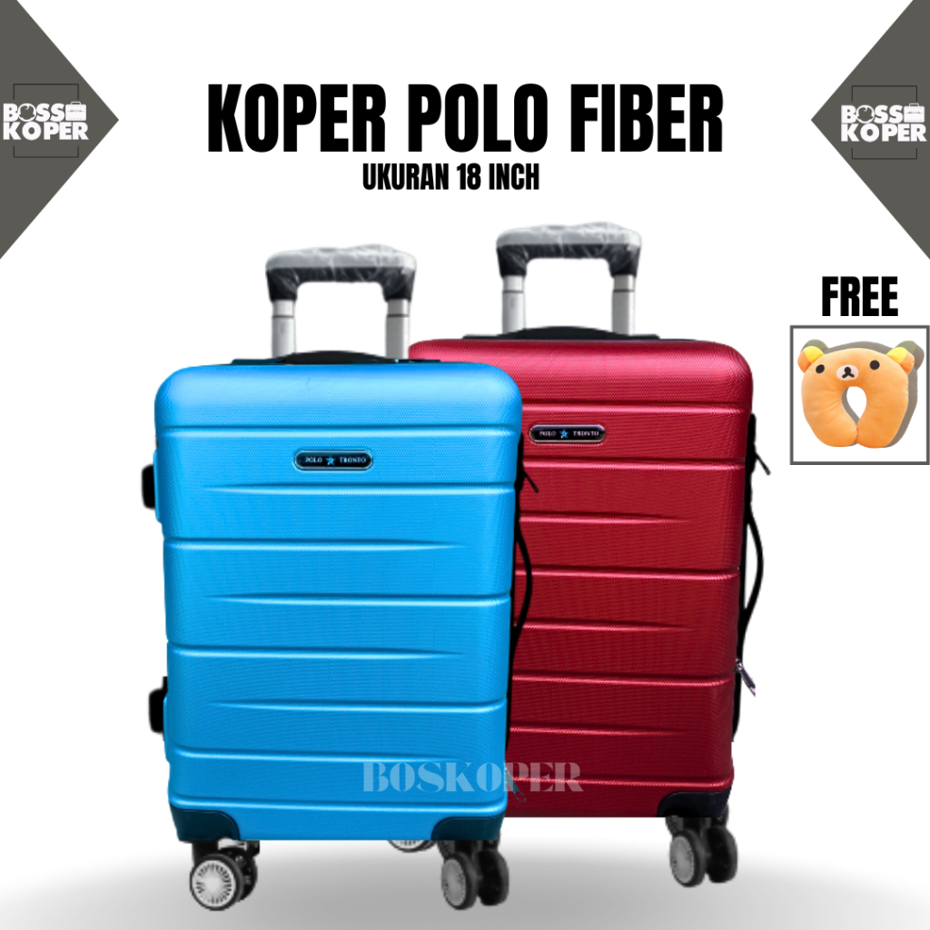 Jual Koper 18 inch Polo ukuran kabin/koper fiber hardcase/koper murah ...