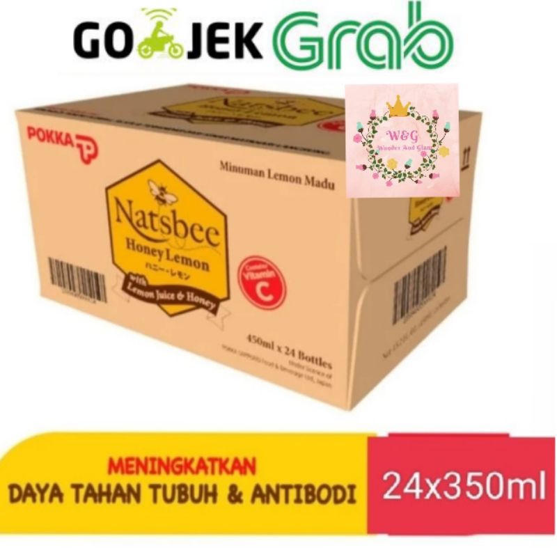 Jual Pokka Natsbee Honey Lemon 350ml 1 Dus 24 Pcs | Shopee Indonesia