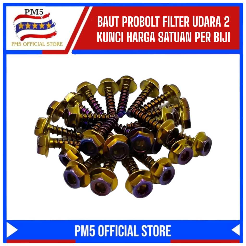 Jual baut filter probolt baut fitler udara model 2 kunci pnp motor nmax ...