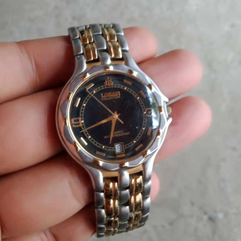 Jual Jam lobor collection Quartz 23k gold | Shopee Indonesia