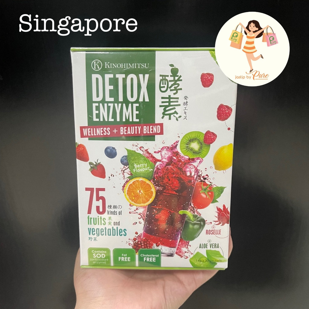 Jual KINOHIMITSU Detox Enzyme BERRY Flavour 30 Sachets | Shopee Indonesia