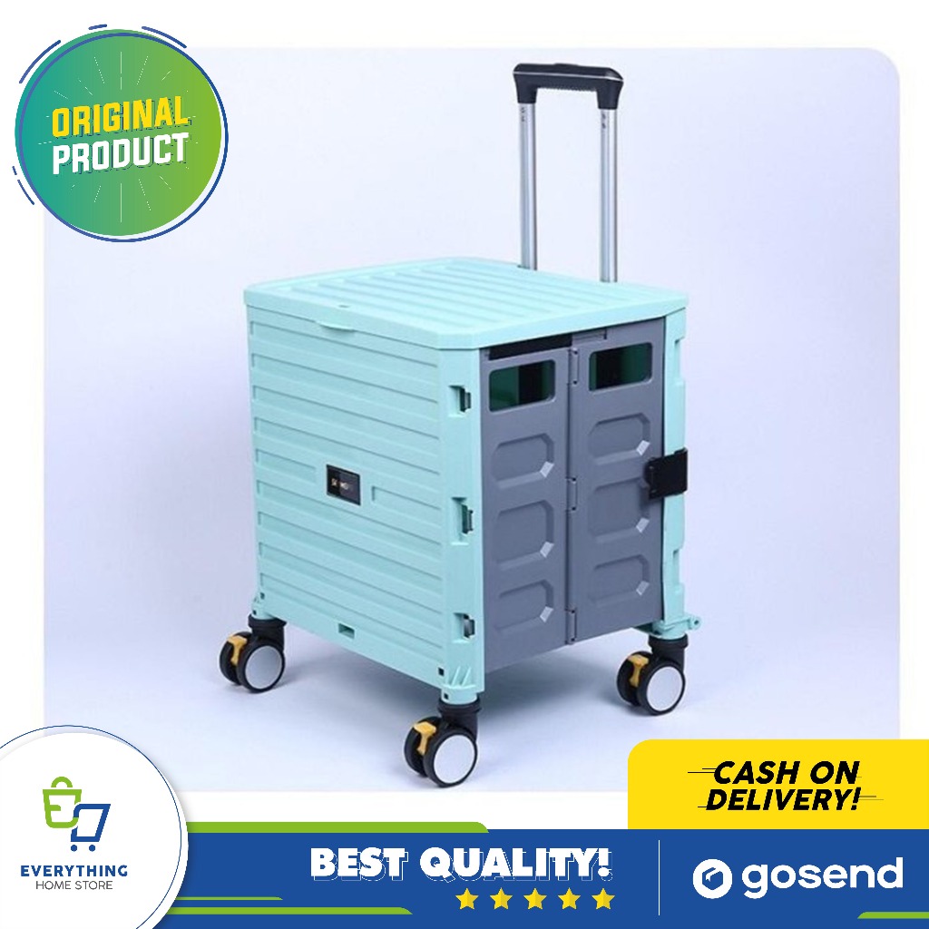 Jual Trolley Troli Box Kotak Stroller Dorong Lipat Anjing Kucing Pet ...