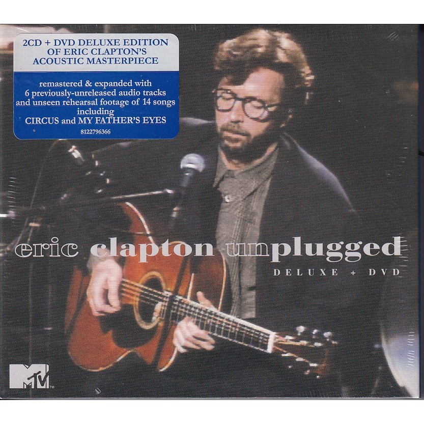 Jual CD Eric Clapton - Unplugged Deluxe Edition 2CD + DVD | Shopee Indonesia