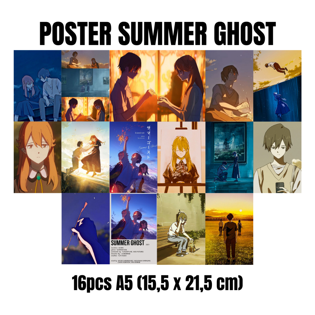 Jual Poster Anime Summer Ghost 16pcs | Shopee Indonesia