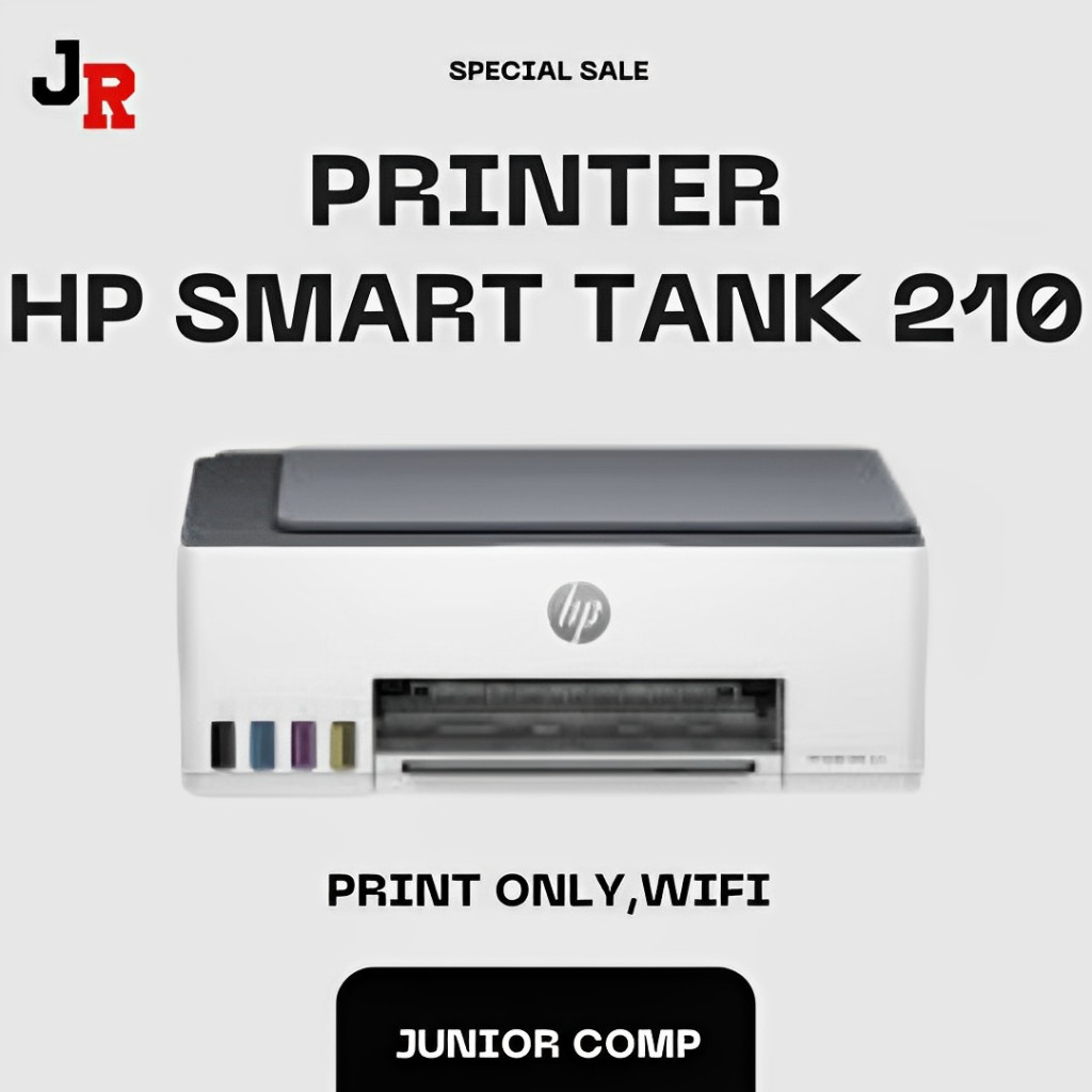 Jual PRINTER HP SMART TANK 210 PRINT ONLY (WIRELESS) | Shopee Indonesia