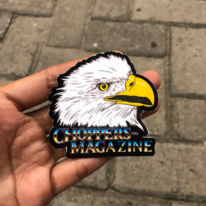 Jual Sticker Chopper Magazine Eagle | Kastem Kalcer | Shopee Indonesia