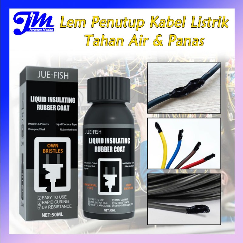 Jual Lem Kabel Listrik Liquid Insulating Rubber Coat Tahan Panas Lem ...