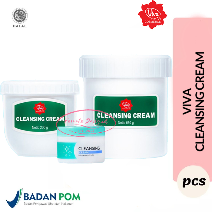 Jual Viva Cleansing Cream (DEEP CLEANSING) - 30 gr, 200 gr, 550 gr ...
