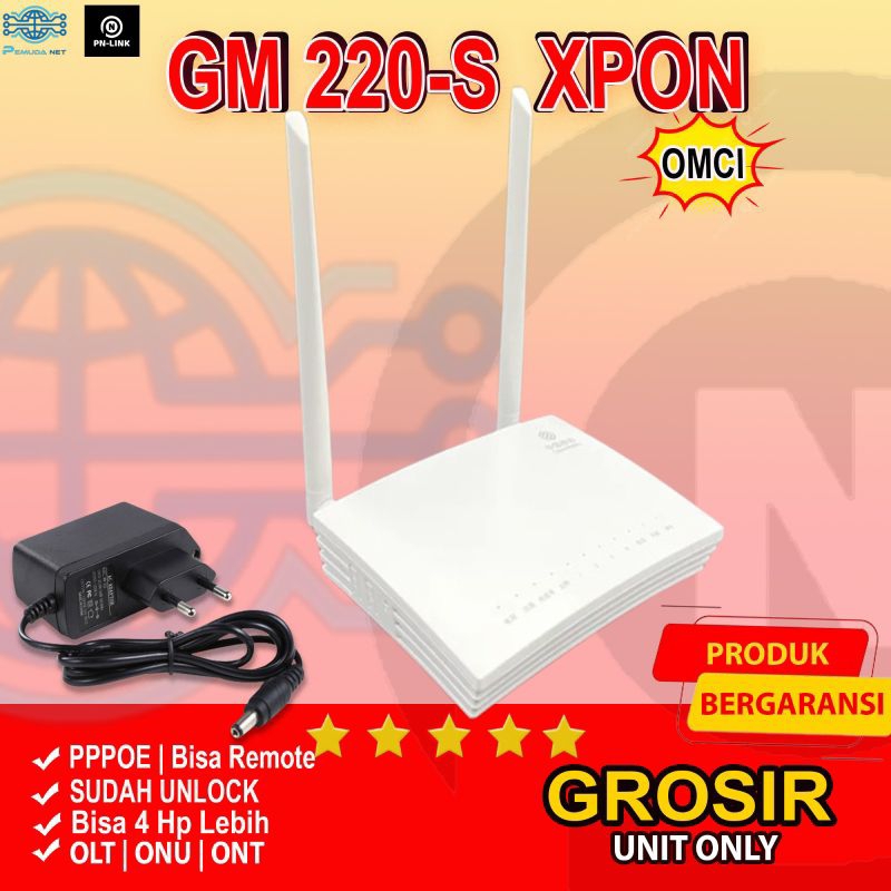 Jual Gm 220-s v.9 XPON EPON GPON onu ont support bridge+adaptor support ...