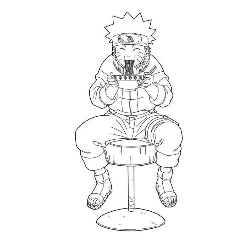 Jual Kertas Gambar Mewarnai A4 [ Naruto ] | Shopee Indonesia