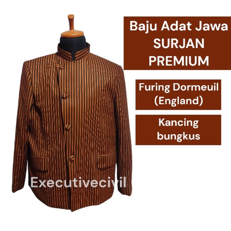 Jual Baju Adat Jawa / Pakaian Adat Jawa / Surjan Pria / Surjan Jawa / Baju Adat Jawa / Baju ...