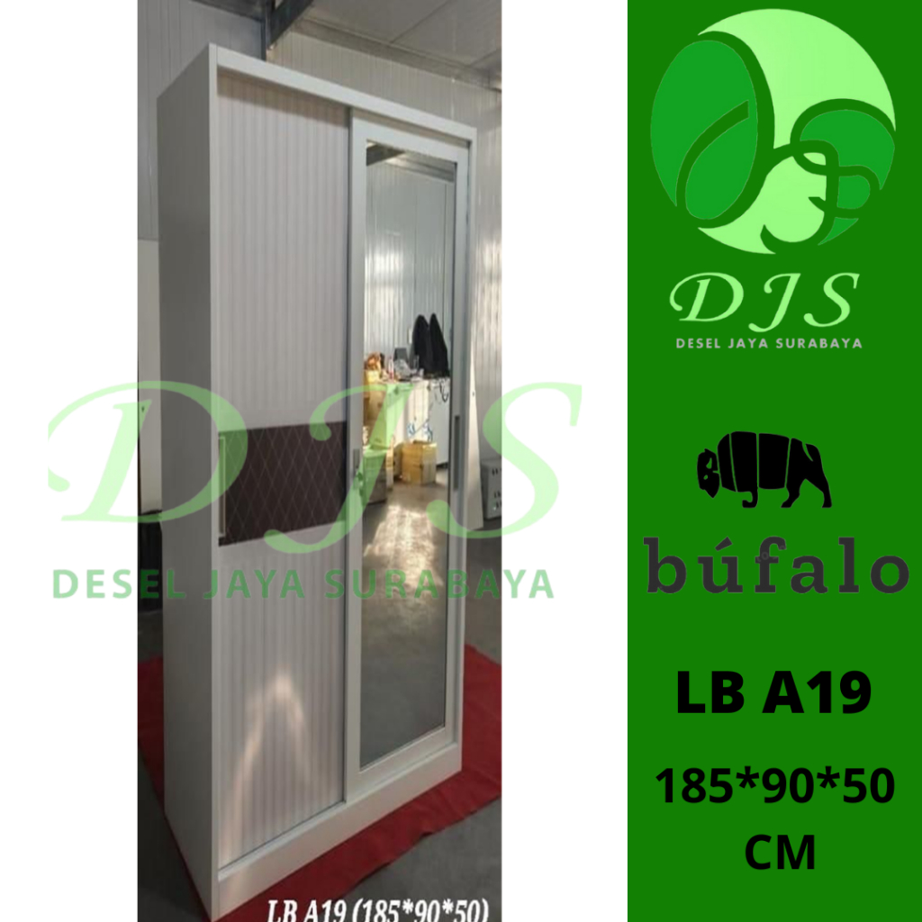 Jual Lemari Baju Sliding Besi - Lemari Baju Sliding - LB-A19 - Lemari Baju Besi sliding - Lemari ...