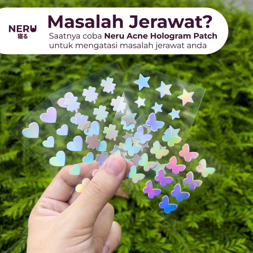 Jual Acne Patch Hologram Silver Rainbow Grey Hydrocolloid Pimple Patch ...