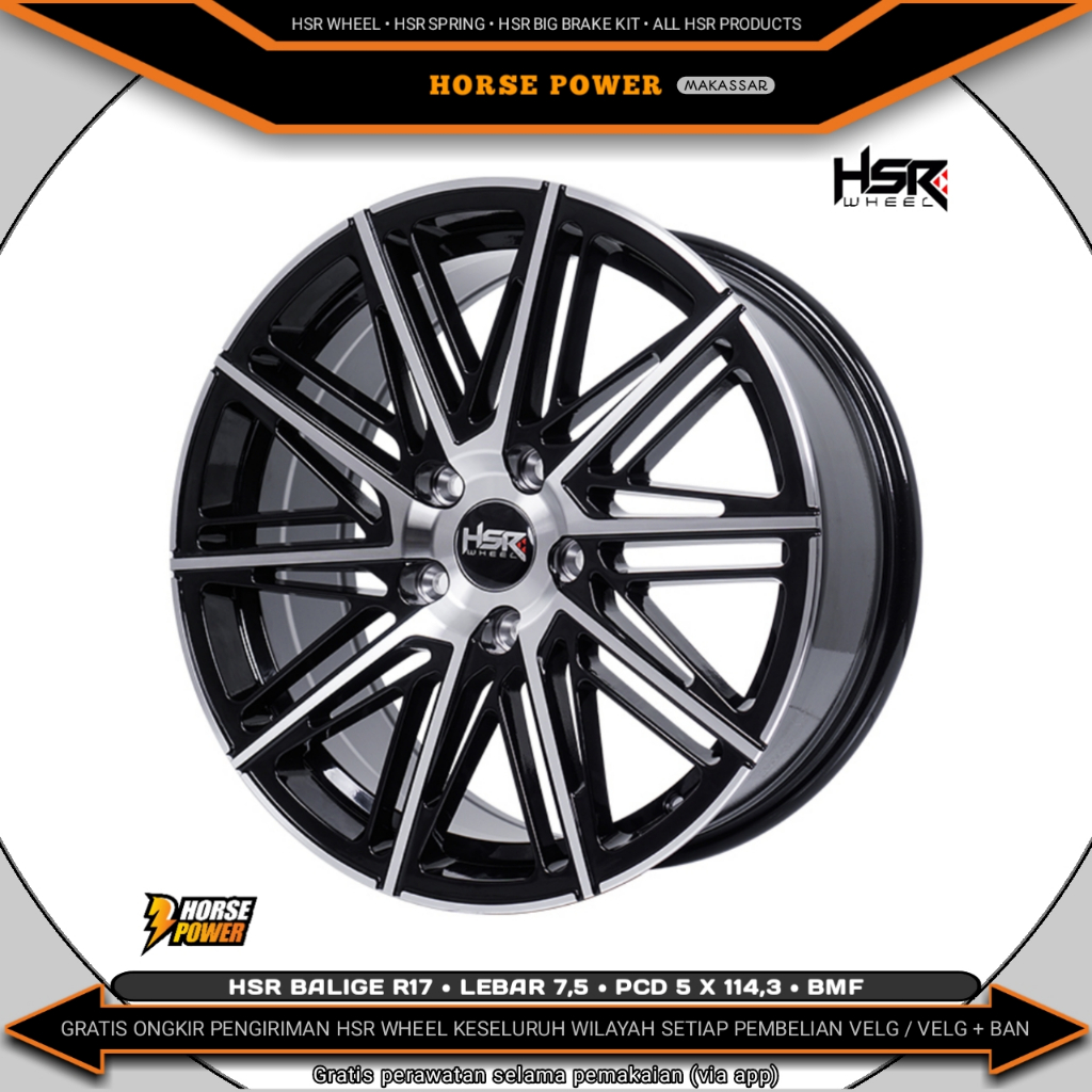 Jual Velg R17 • Mobil 5 Baut Roda • Single Pcd 5 x 114,3 • Hsr Balige ...