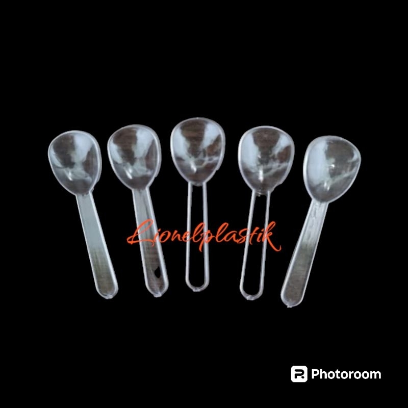 Jual Sendok Pudding Jelly Bening / Sendok Ice Cream Bening Isi 100pca ...