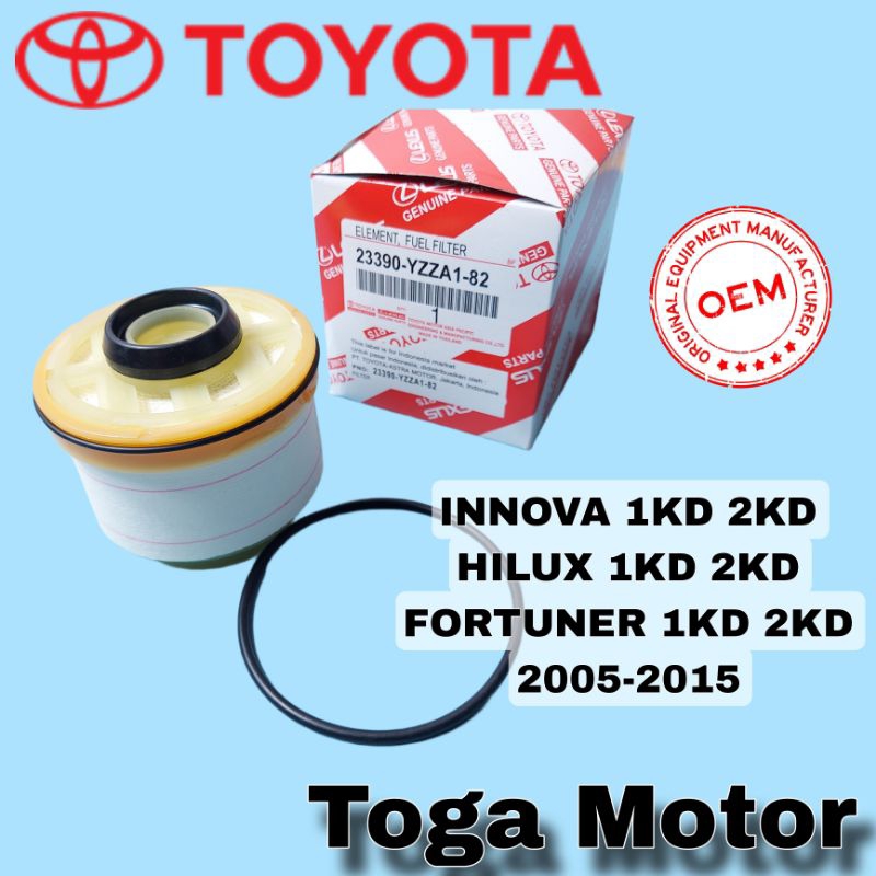 Jual Fuel Filter Solar Innova Hilux Fortuner 1Kd 2 Kd 2005-2015 ...