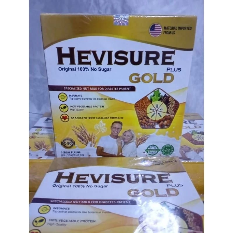 Jual HEVISURE GOLD MILK susu diabetes kencing manis Penstabil kadar ...