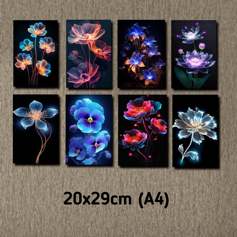 Jual HIASAN DINDING BUNGA REALISTIK AESTHETIC (20x29cm) WALL DECOR ...
