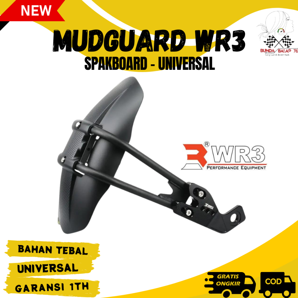 Jual Mudguard / Mud Guard SPAKBOARD KOLONG BELAKANG NINJA Vietnam part ...