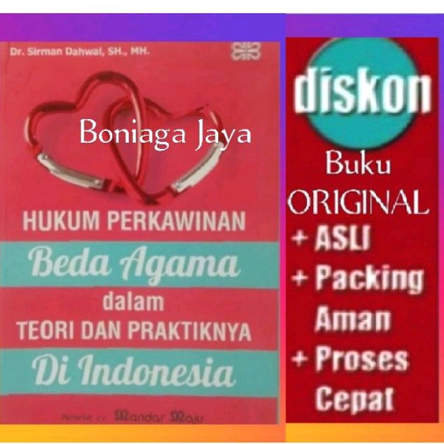 Jual Hukum Perkawinan Beda Agama Di Indonesia - Sirman Dahwal | Shopee ...