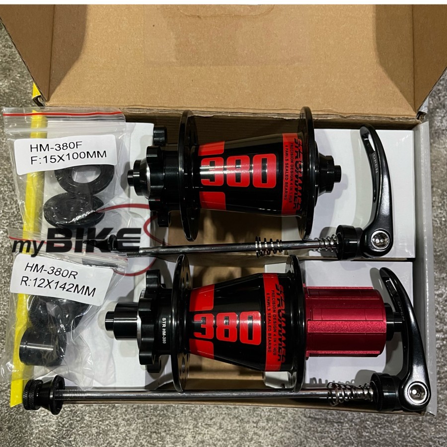 Jual Strummer Hub Freehub HM-380 32H 6 bolt 4 in 1 - Black Red | Shopee ...