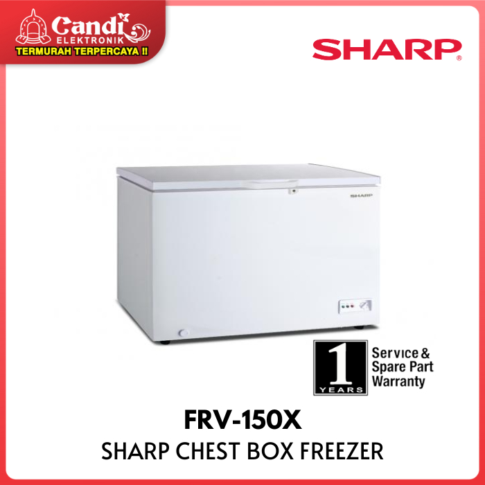 Jual SHARP BOX FREEZER FRV-150X 150 LITER CHEST FREEZER | Shopee Indonesia
