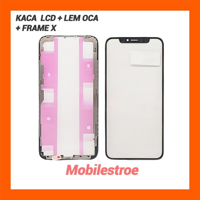 Jual KACA LCD + LEM OCA + FRAME IP X ORIGINAL | Shopee Indonesia