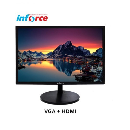 Jual Monitor 19inch LED Inforce 1950NH VGA HDMI / Monitor 19" Murah ...
