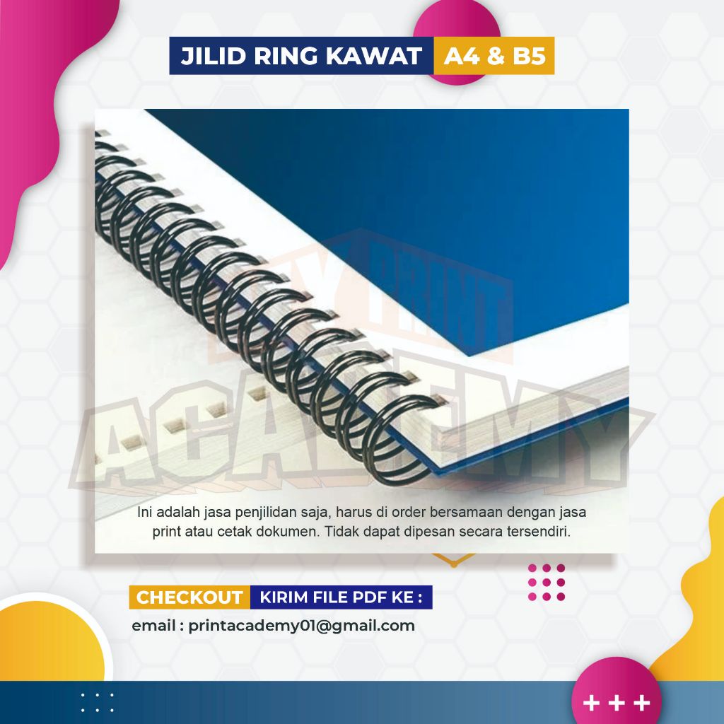 Jual JILID RING KAWAT A4 & B5 SPIRAL KAWAT A4 & B5 | Shopee Indonesia