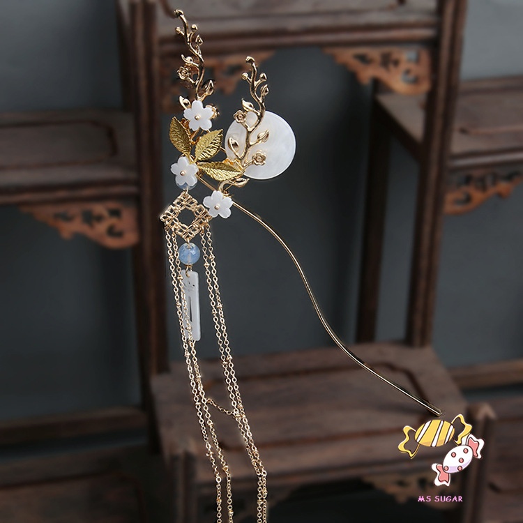 Jual YADORNOS Sumpit Rambut Antik Wanita Tempat Sanggul Emas & Perak ...