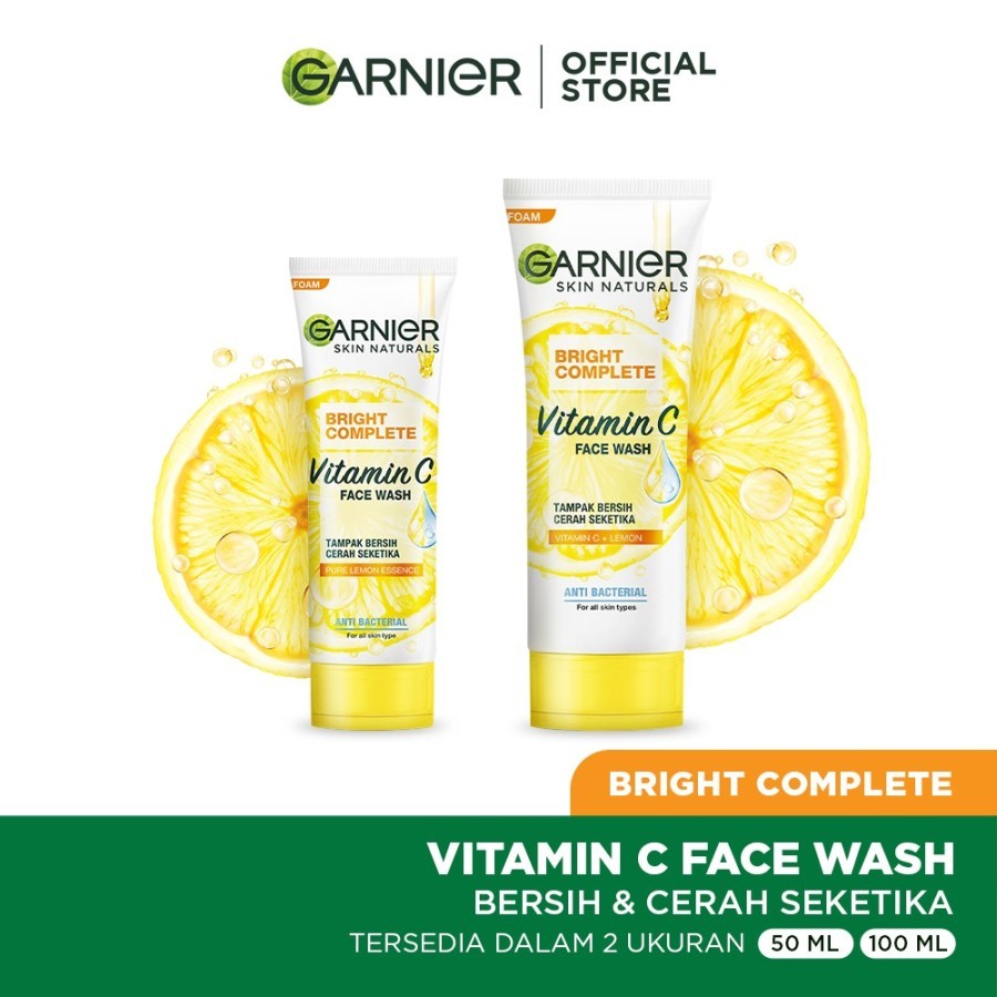 Jual Garnier Pembersih Wajah Bright Complete Series - Speed Foam ...