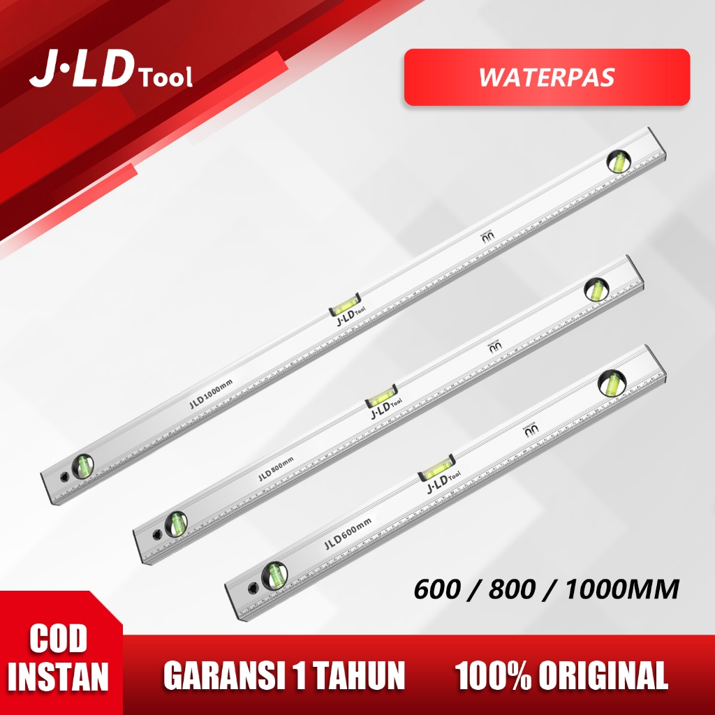 Jual JLD Waterpass magnet panjang 60 -100cm Water pas Aluminium Waterpass panjang 60cm Alat ...