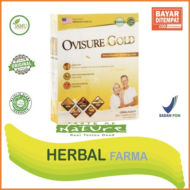Jual OVISURE GOLD ASLI SUSU VITAMIN TULANG DAN SENDI NYERI OTOT ...