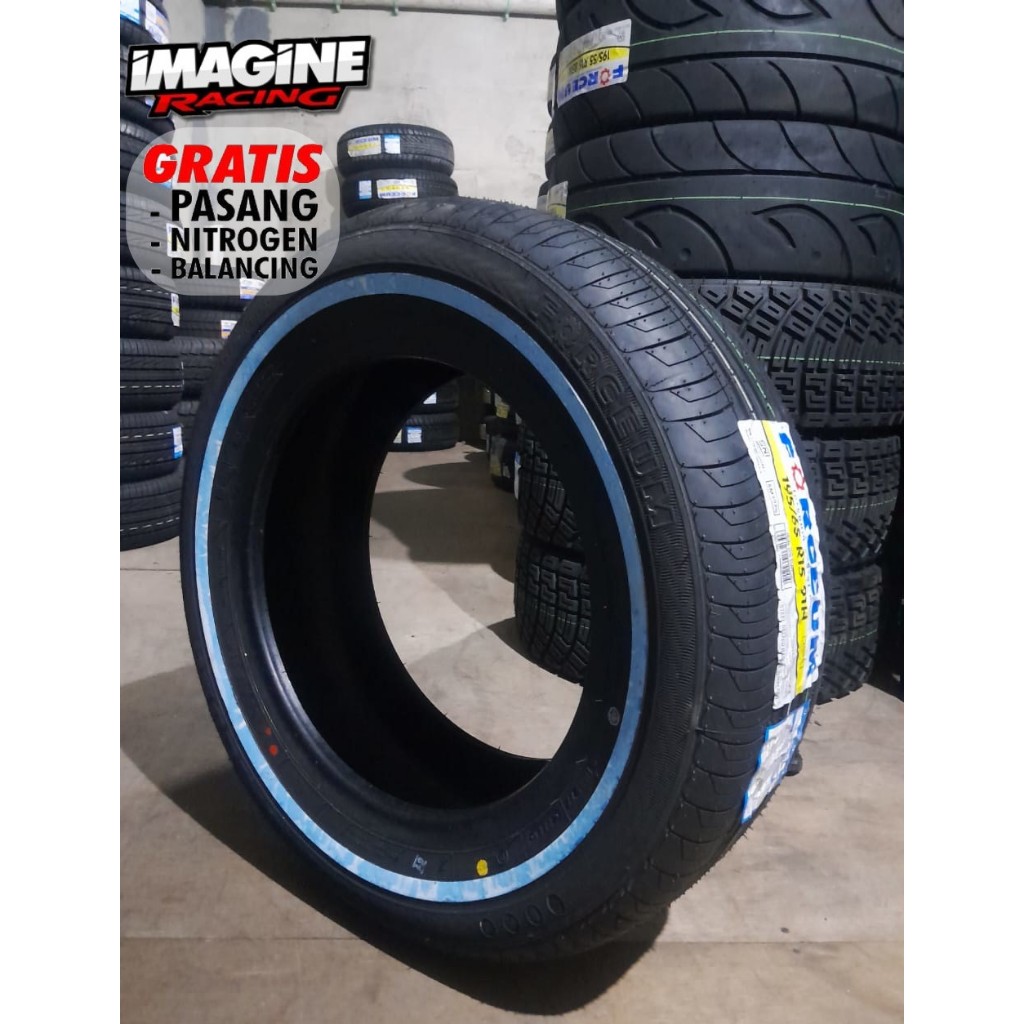 Jual BAN MOBIL MOTIF GARIS PUTIH BAGIAN SAMPING 195 65 R15 FORCEUM ...