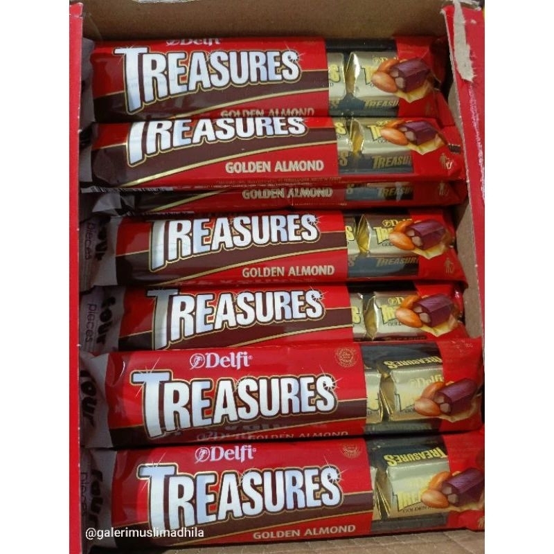 Jual treasure coklat almond by Delfi 36 gram | Shopee Indonesia