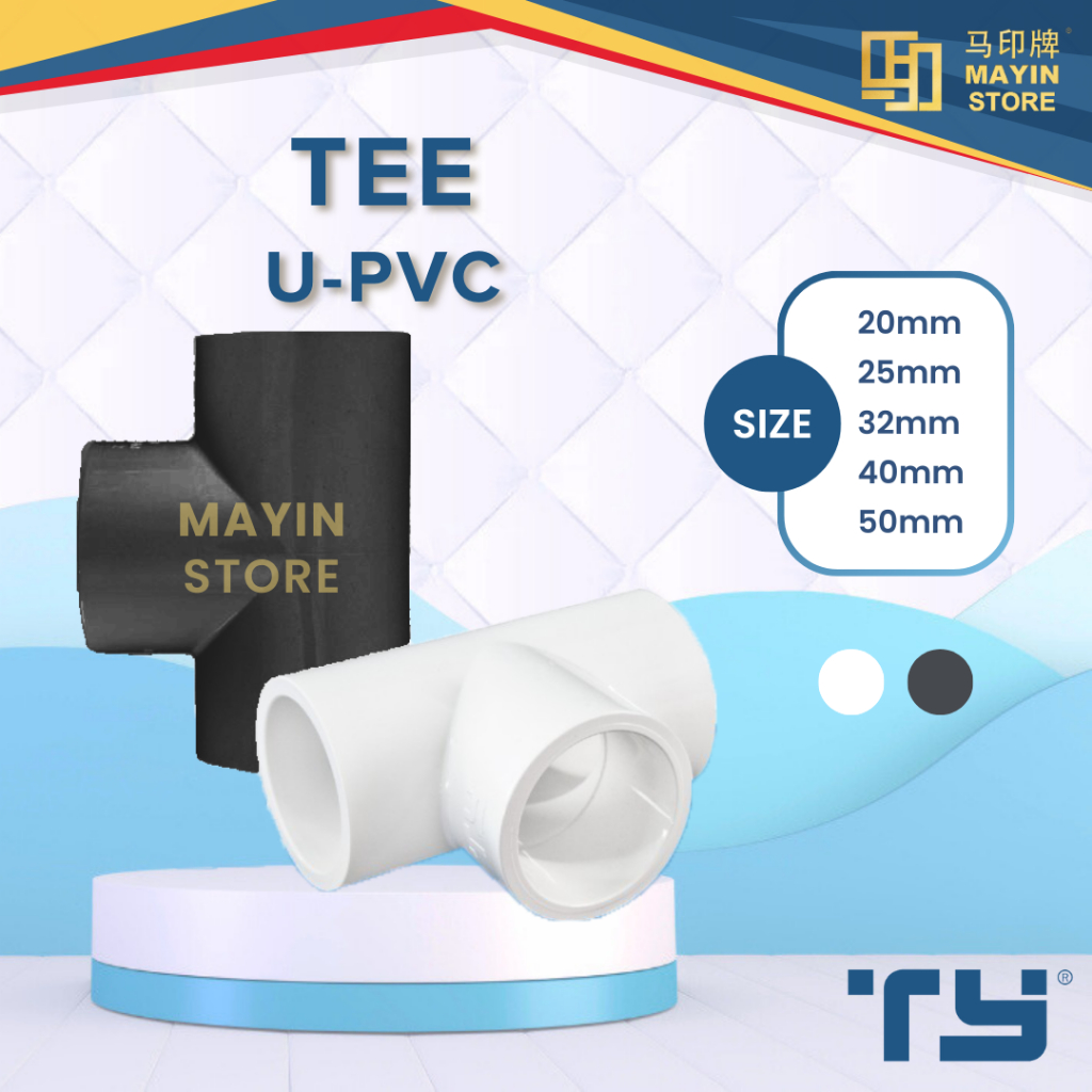 Jual TY K03 Tee / T Pipa Konektor Pipe U-PVC Filter Filtrasi Akuarium Aquarium | Shopee Indonesia