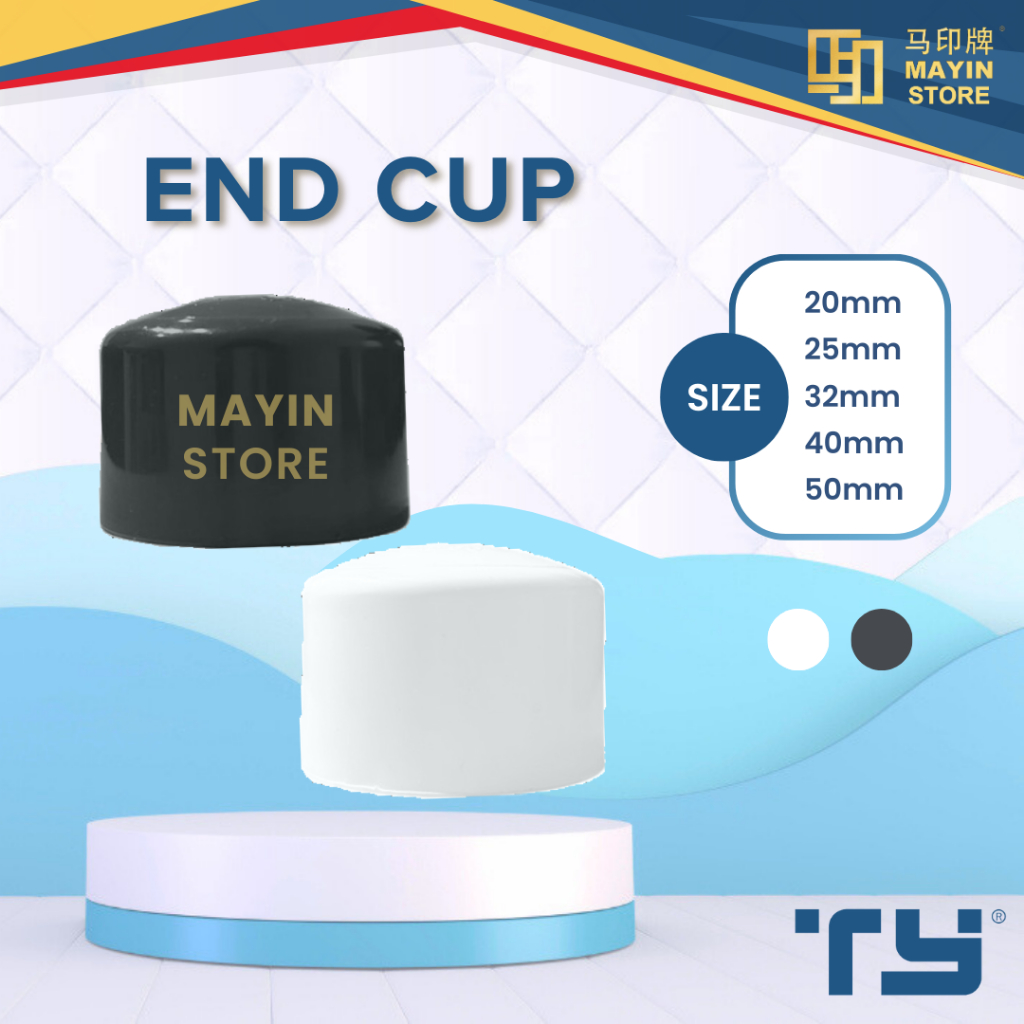 Jual TY K05 End Cup Cap Pipe / Penutup Pipa U-PVC Filter Filtrasi ...