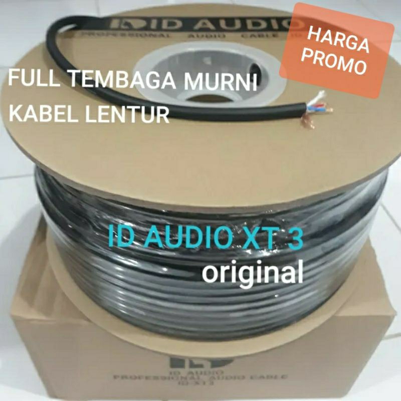 Jual kabel mic/audio ID AUDIO XT 3 / roll (100 meter) | Shopee Indonesia