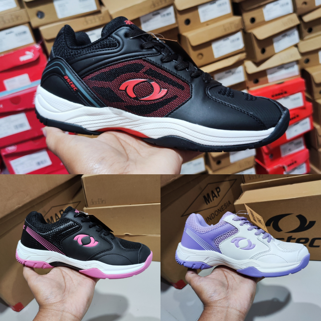 Jual Sepatu Badminton Astec Women / Kids Original | Shopee Indonesia