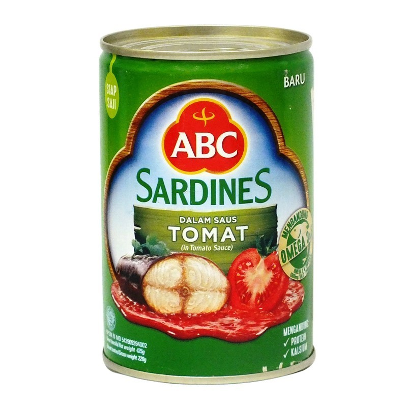 Jual PROMO Sardines Sarden Ikan Kaleng Kalengan Can ABC Heinz Saus ...