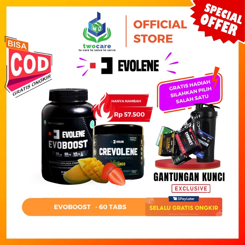 Jual Evolene Evoboost 60 caps Evo Boost 60 Kapsul - Testosterone ...