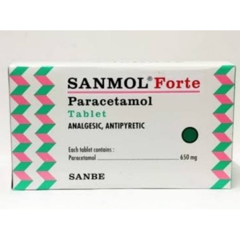 Jual SANMOL FORTE BOX 100 TABLET Untuk Demam, Sakit Kepala, dan Sakit ...