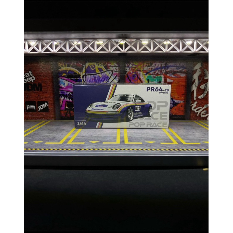 Jual Pop Race Porsche 997 RWB PR64-28 Livery Rothmans | Shopee Indonesia