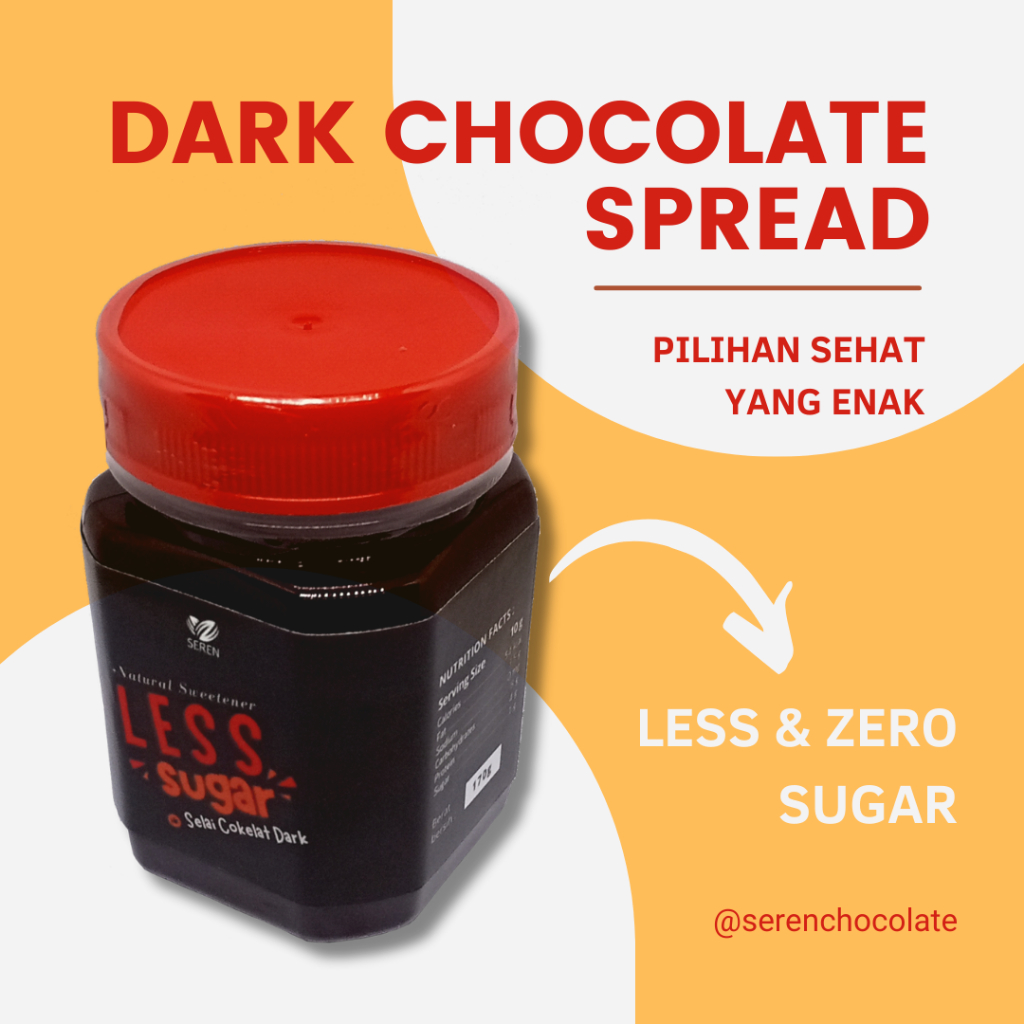 Jual Selai Coklat Tanpa Gula (Pemanis Alami Diabetasol) Selai Roti ...