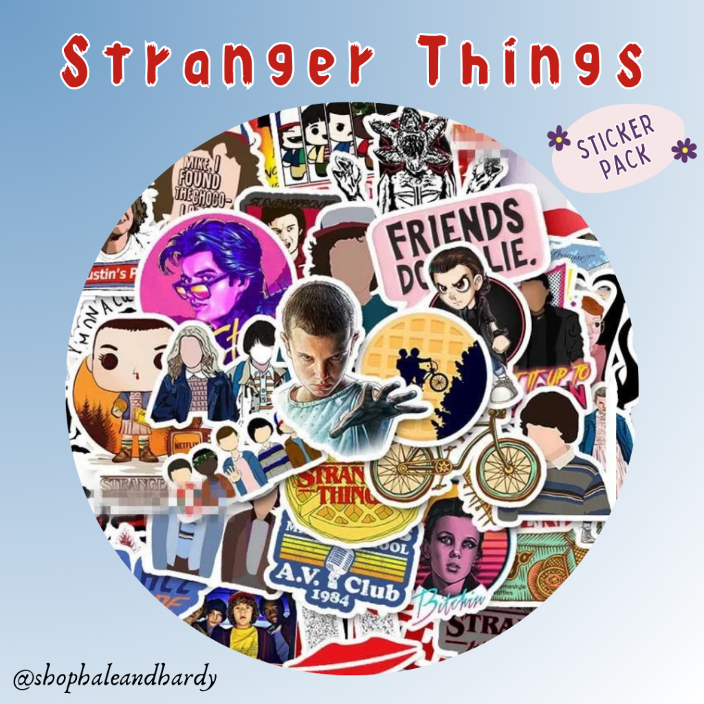 Jual Stranger Things Sticker Pack | Stiker Tumblr Aesthetic TV Show ...